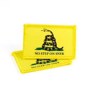 No Step on Snek Patch - Etsy