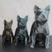 Low Poly French Bulldog Figurine English Bullydog Bully | Etsy
