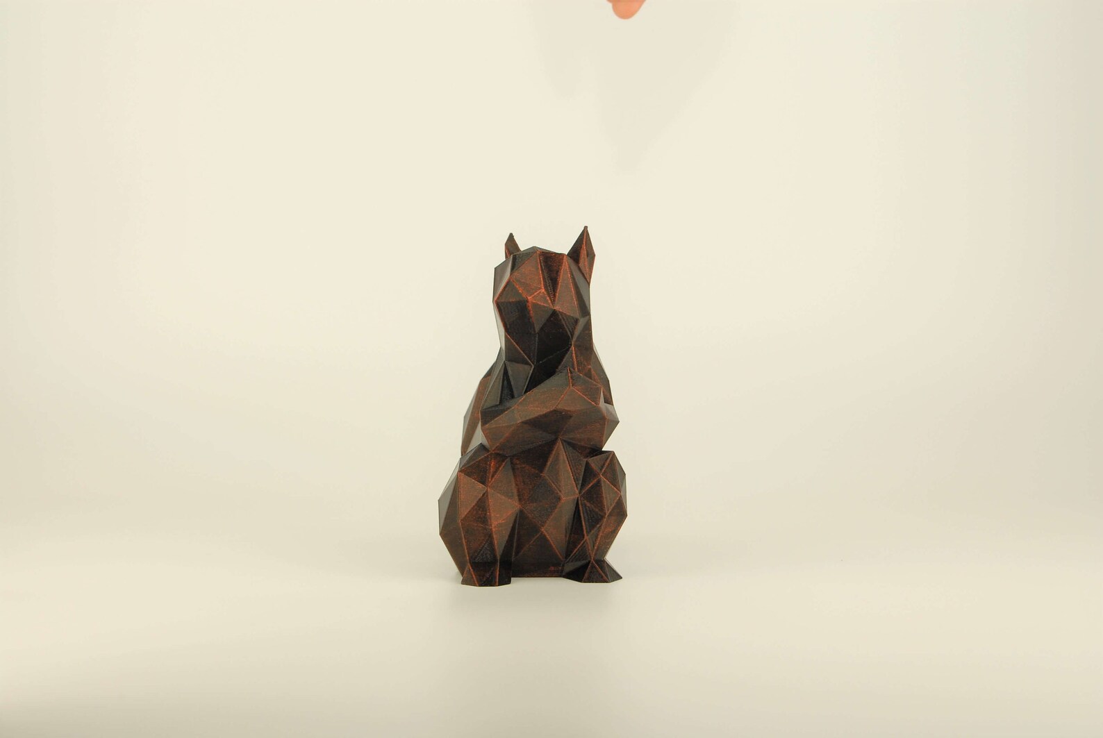 Low Poly Squirrel Figurine Hand-painted Squirrel Sculpture - Etsy