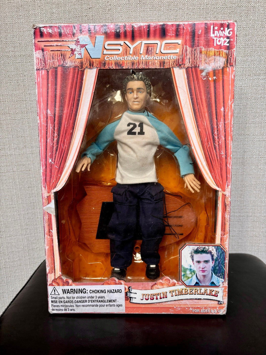 2000 Living Toyz NSYNC Justin Timberlake Collectible Marionette Doll in Box - Etsy