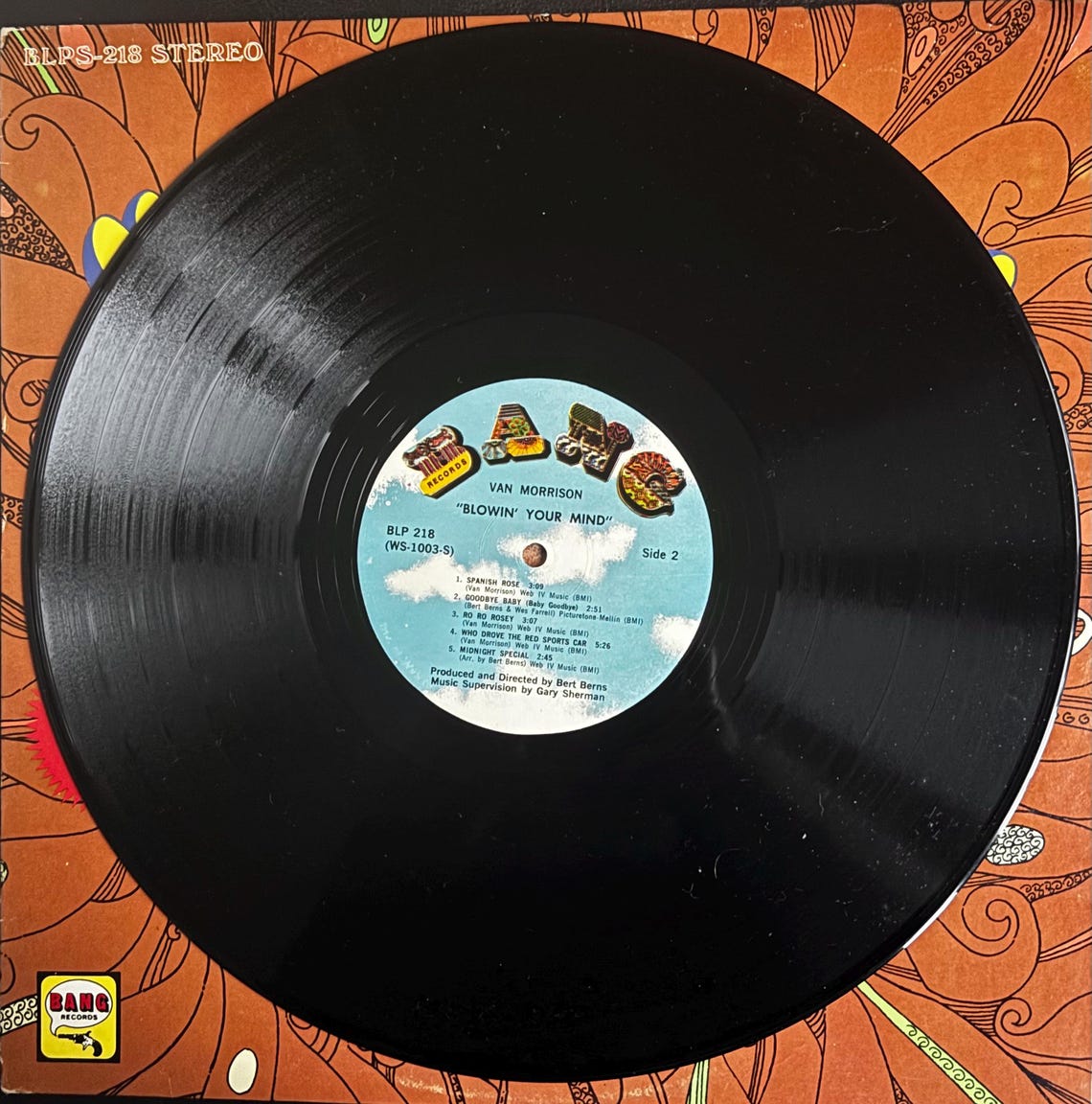 Van Morrison – Blowin' Your Mind LP Bang Records – BLPS-218 Vinyl ...