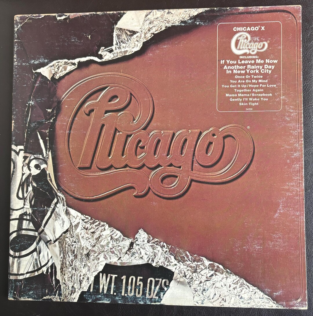 Vintage 1976 Chicago Chicago X LP Vinyl Record - Etsy