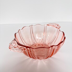 Pink Depression Candy Bowl - Oyster and Pearl - Anchor Hocking Glass - Etsy