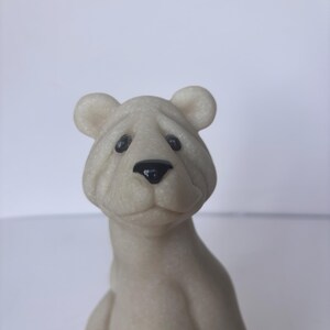 Vintage Quarry Critters Polar Bear Statue - 'potsie' by Second Nature ...