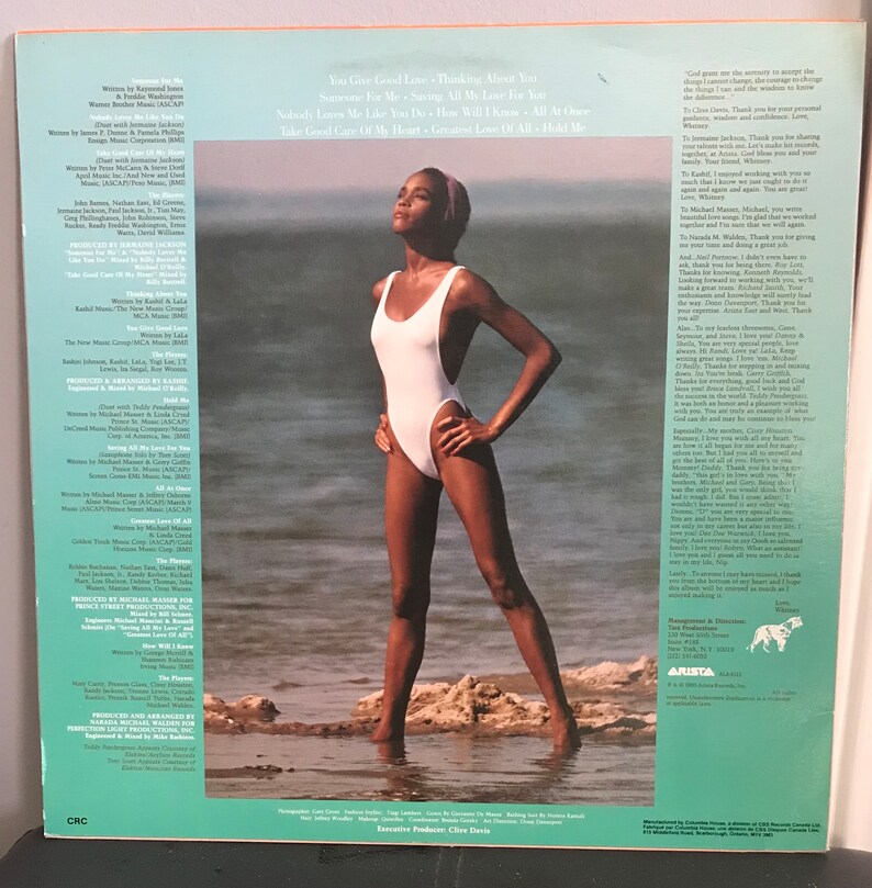 Whitney Houston - Self Titled - Original Debut Vinyl - LP - Record - 1985 - Etsy