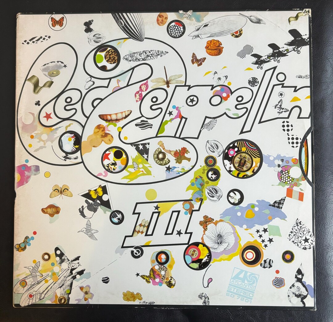 1970's NM Led Zeppelin - Led Zeppelin Lll LP Atlantic SD 7201, 19128 ...