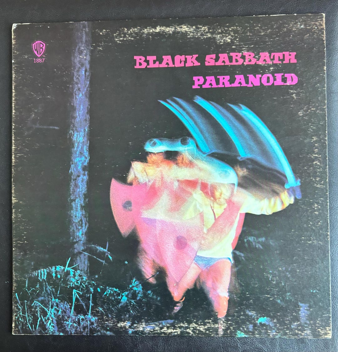Original Black Sabbath - Paranoid LP Vinyl Record - Etsy