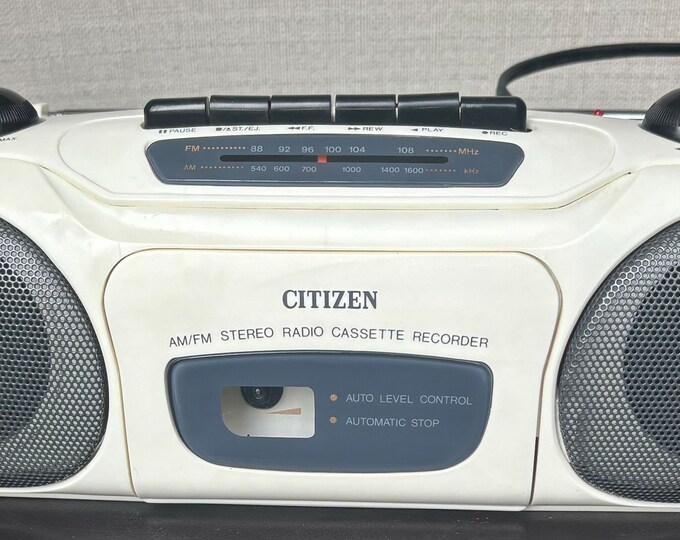 Citizen AM/FM Stereo Radio Cassette Recorder - Etsy