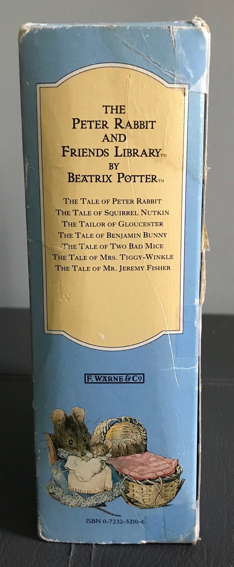 The Peter Rabbit and Friends Library by Beatrix Potter - 7 Book Set - F ...