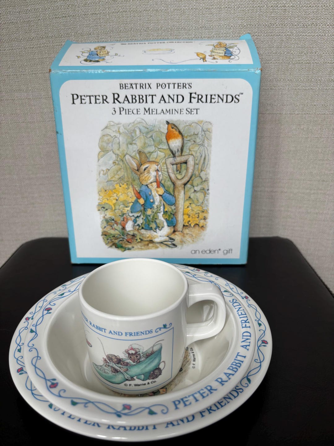 Vintage 1997 Eden Beatrix Potter Peter Rabbit and Friends 3 Piece ...