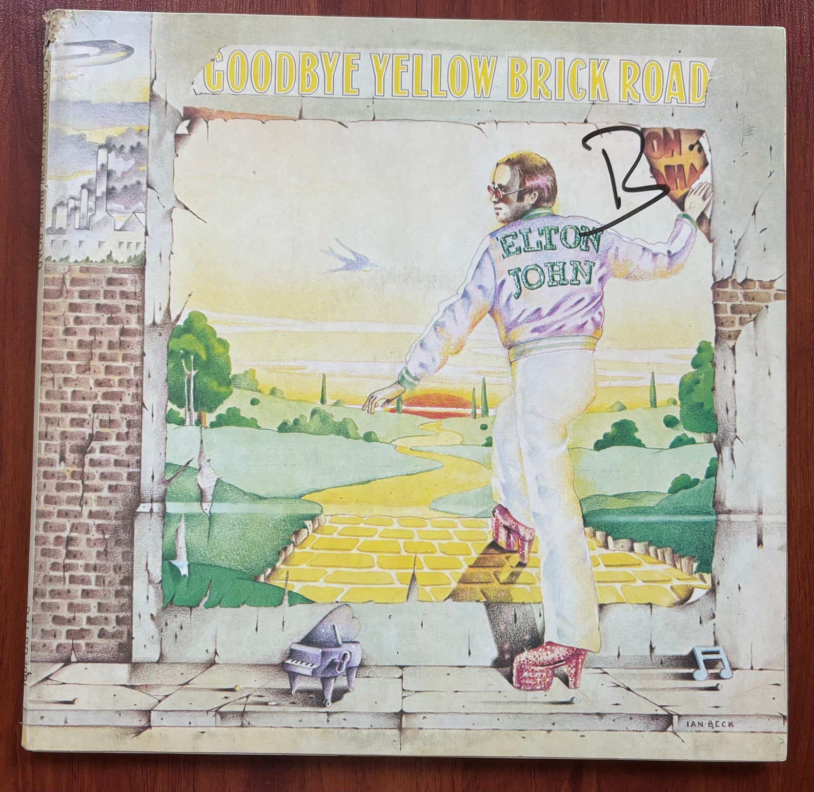 Elton John Goodbye Yellow Brick Road 2LP UK First Press 1973 DJM ...