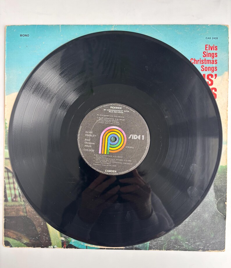 Elvis Presley – Elvis’ Christmas Album (CAS-2428) | 1970s Canada ...