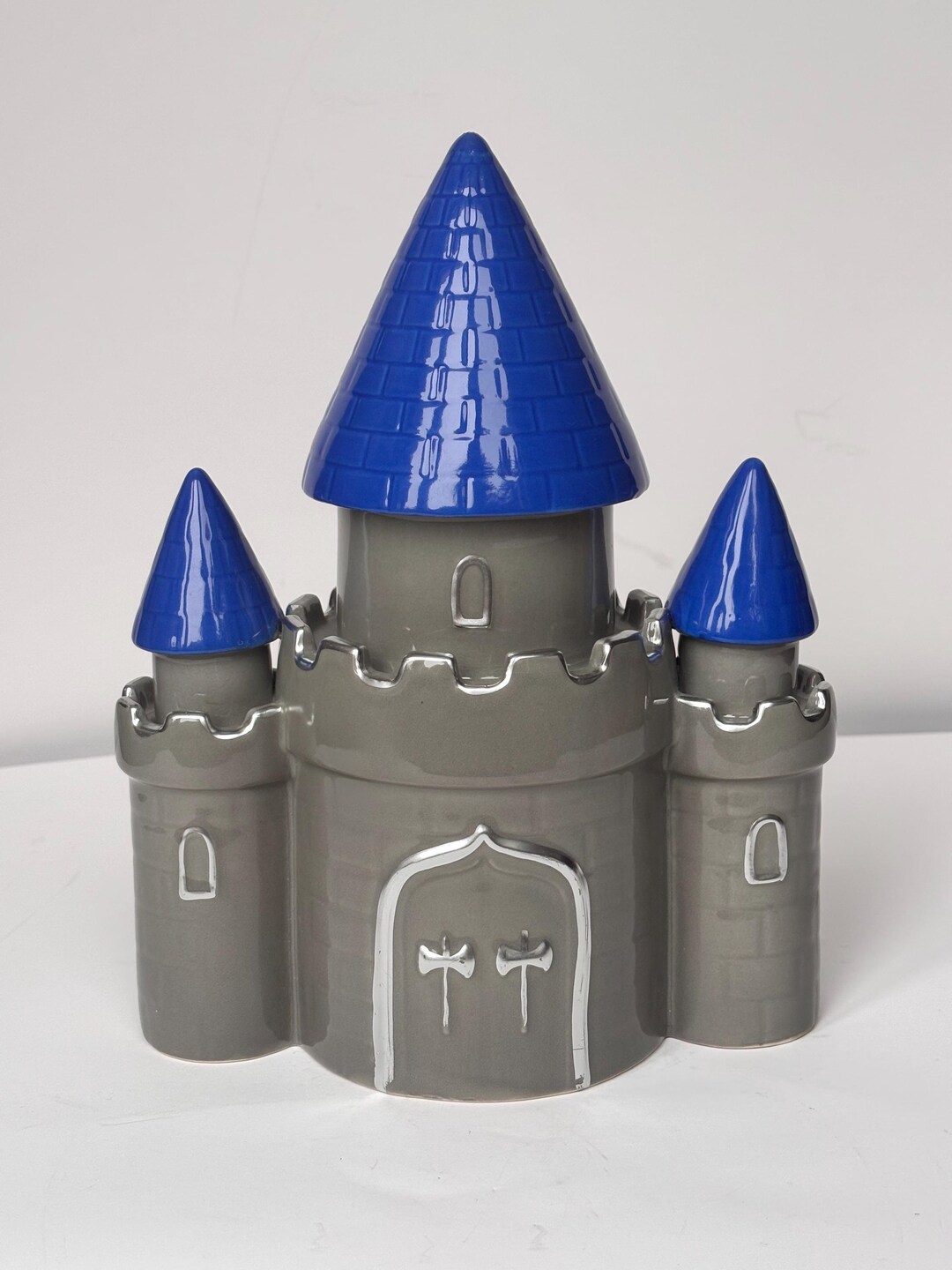 Ceramic Castle Piggy Bank Money Box | Kids Nursery Room Decor ...