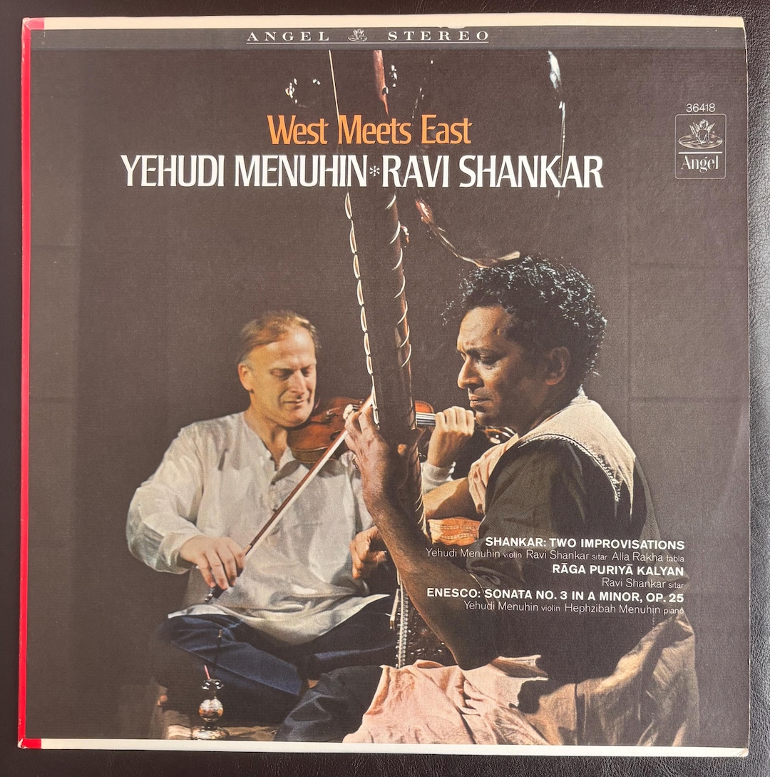 Yehudi Menuhin & Ravi Shankar – West Meets East LP (1966) – Angel Records 36418 – Jazz Vinyl ...