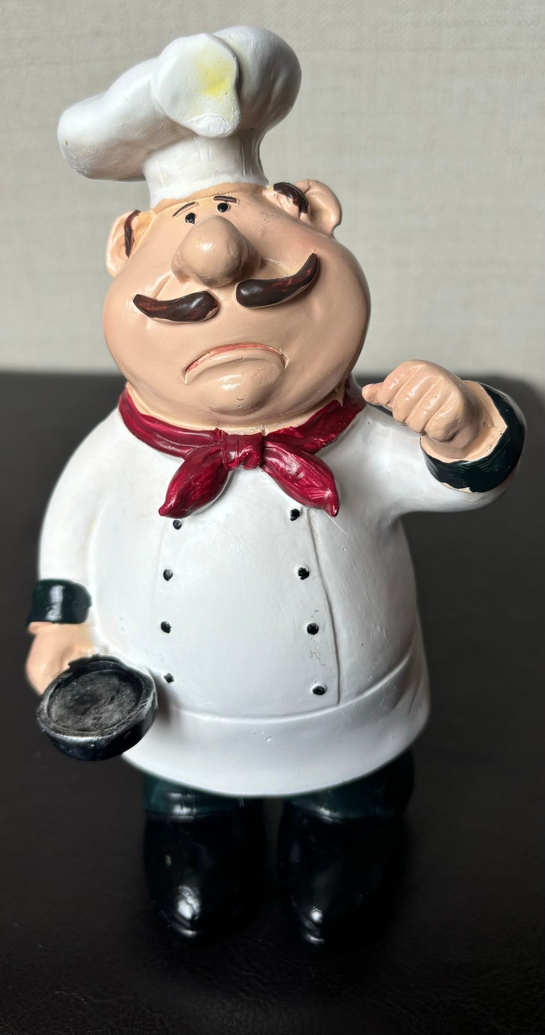 Chef Sculpture Figurine Cooking Kitchen Decor Kitchen Statue - Etsy