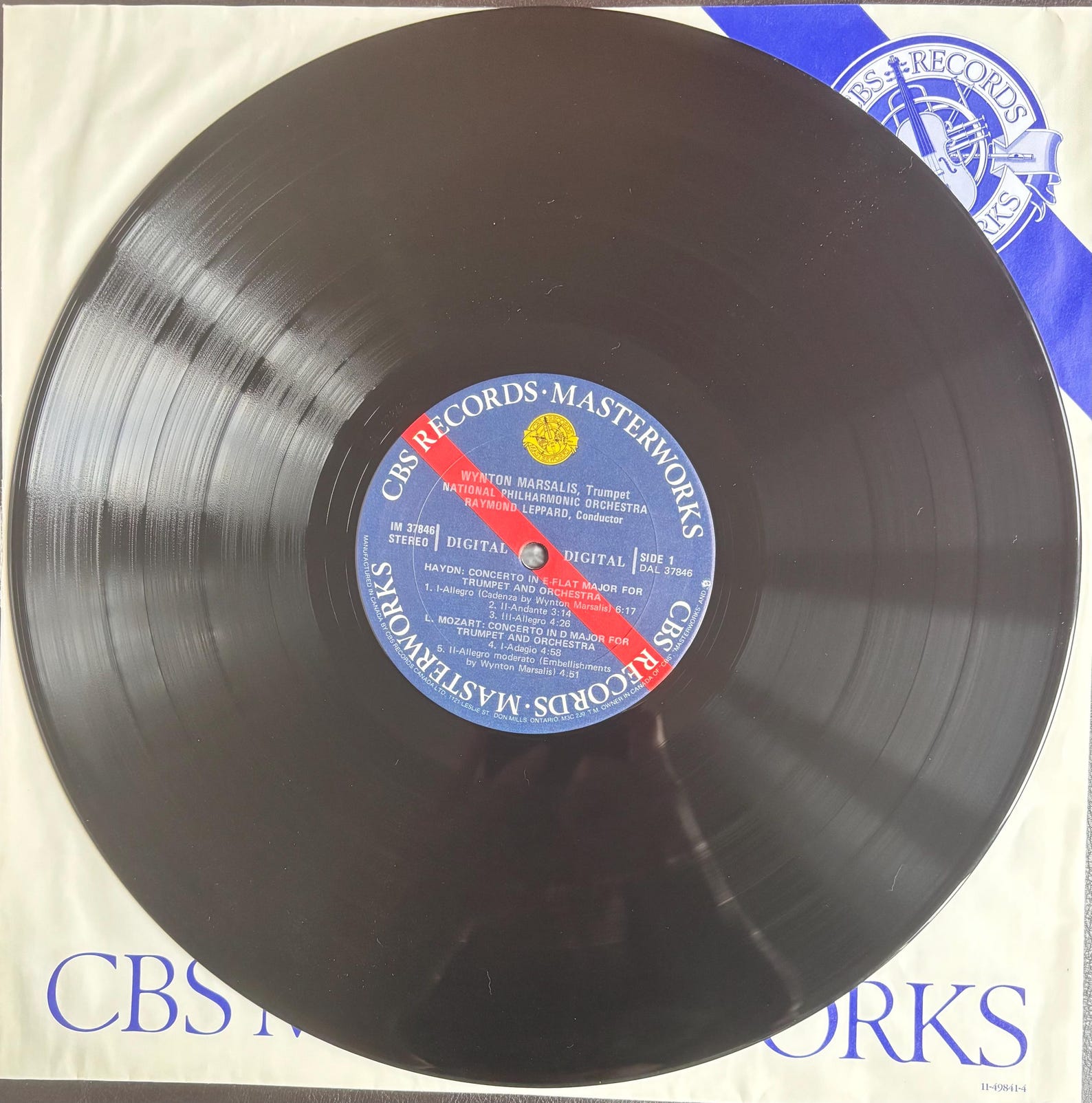 Wynton Marsalis – Trumpet Concertos LP – National Philharmonic ...