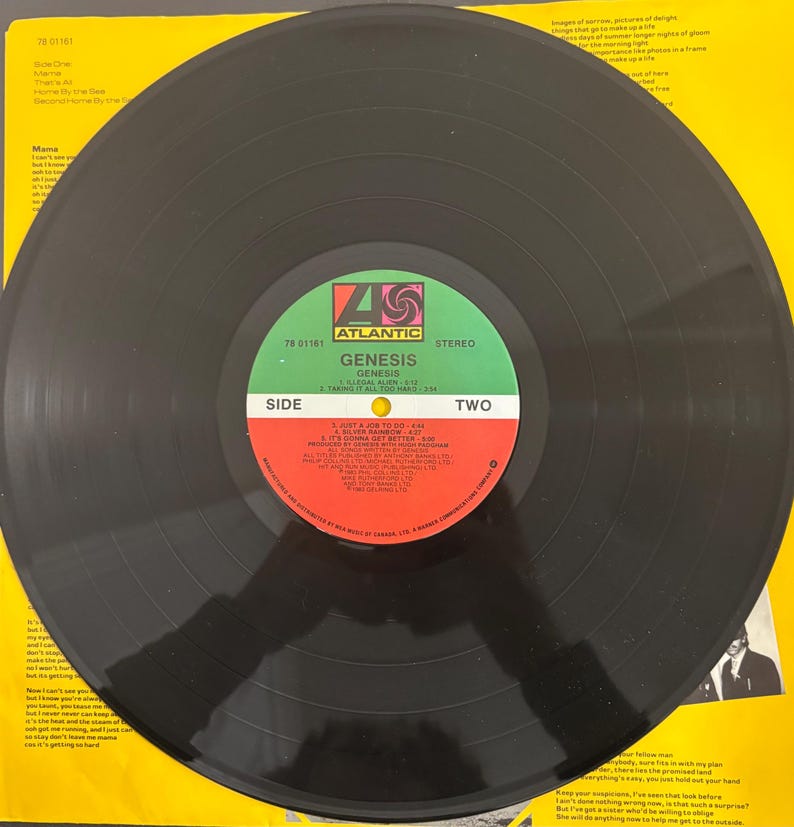 Genesis – Genesis (mama) LP | 1983 Atlantic Canadian Press | Original ...