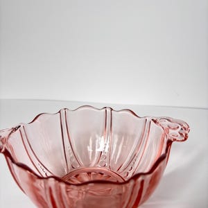 Pink Depression Candy Bowl - Oyster and Pearl - Anchor Hocking Glass - Etsy