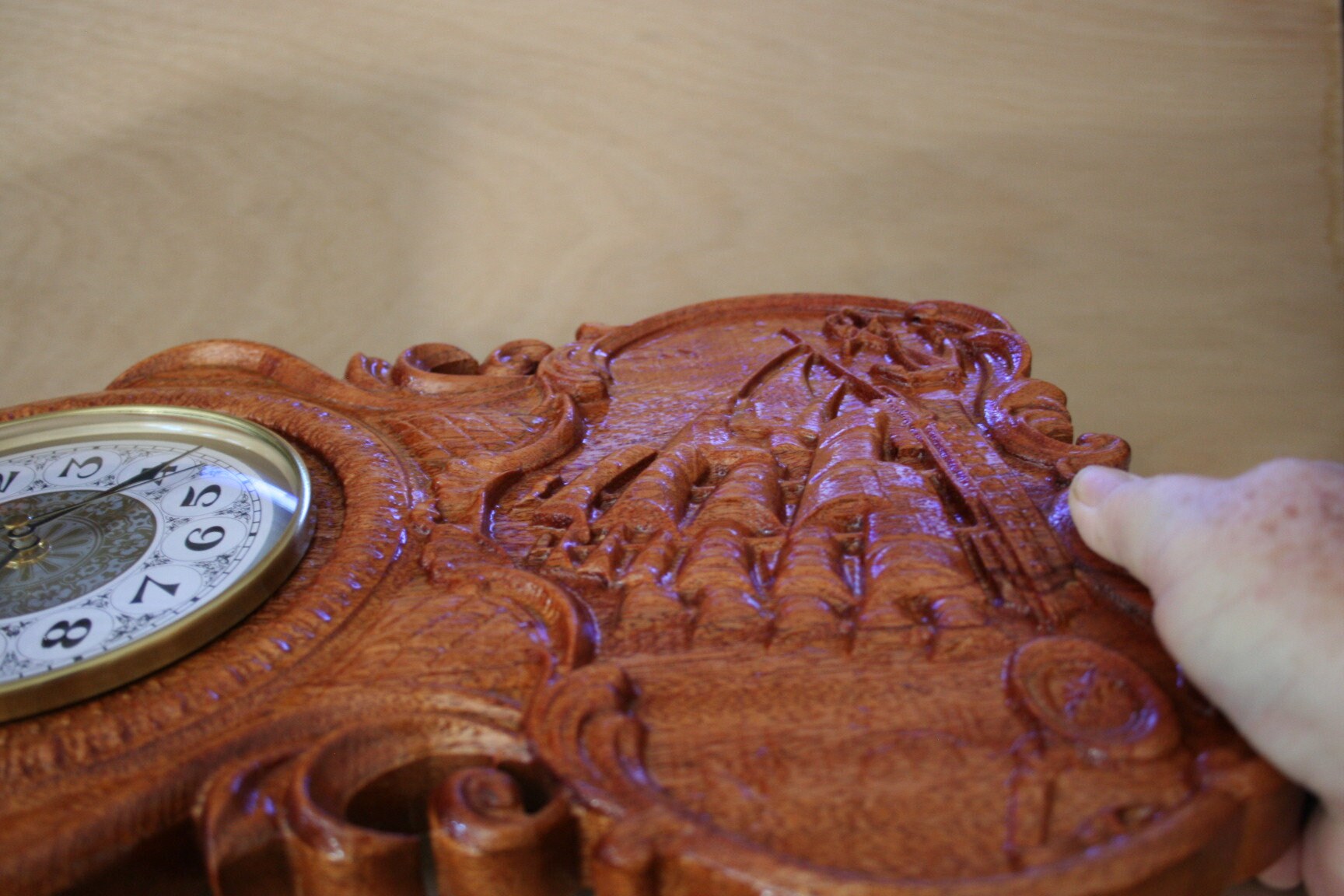 Large Wall Clock, Wood Clock, Ship Themed Clock, Handmade, Pirate Ship ...