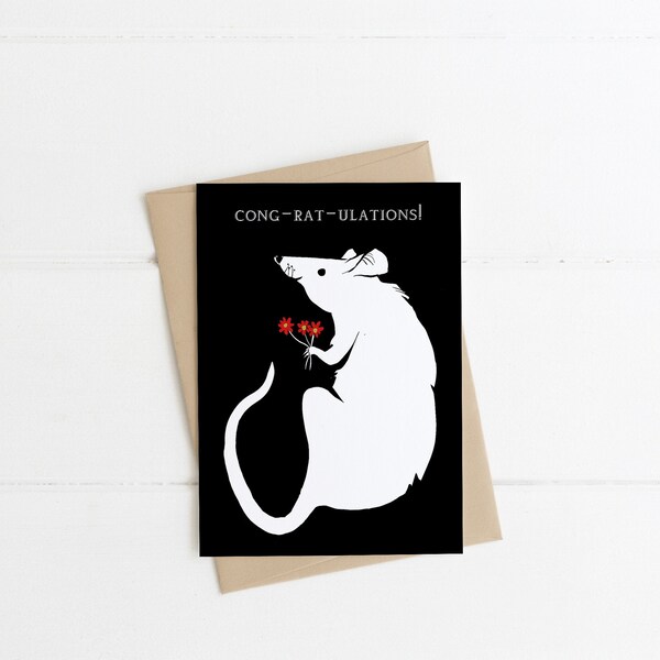 Rat Card - Etsy