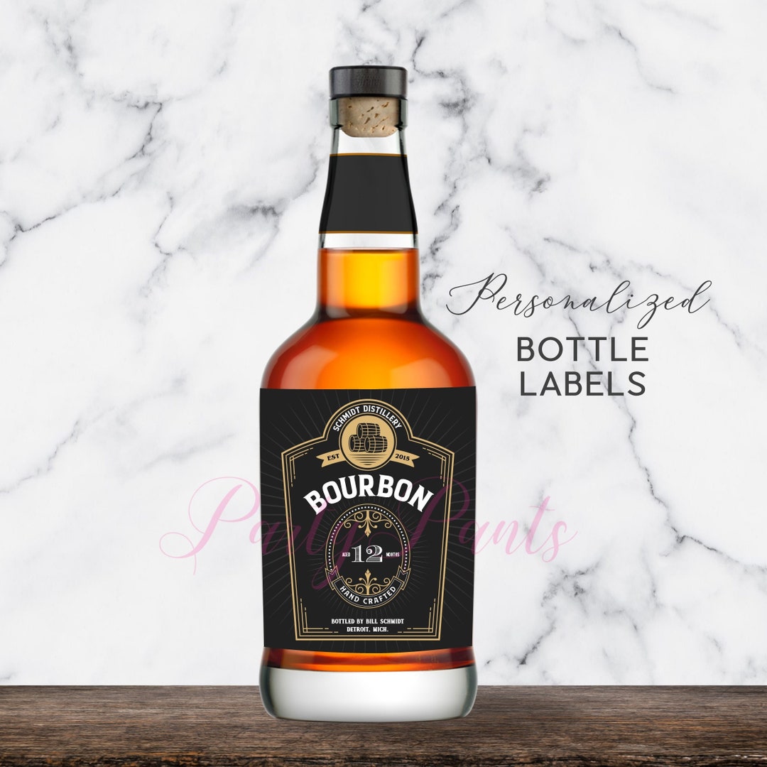 Personalized Labels for Home Distilled Spirits Vintage Retro - Etsy