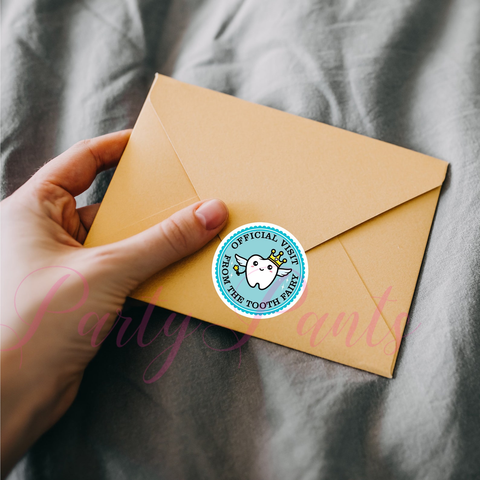 Tooth Fairy Seal Stickers Official Visit From the Tooth Fairy - Etsy