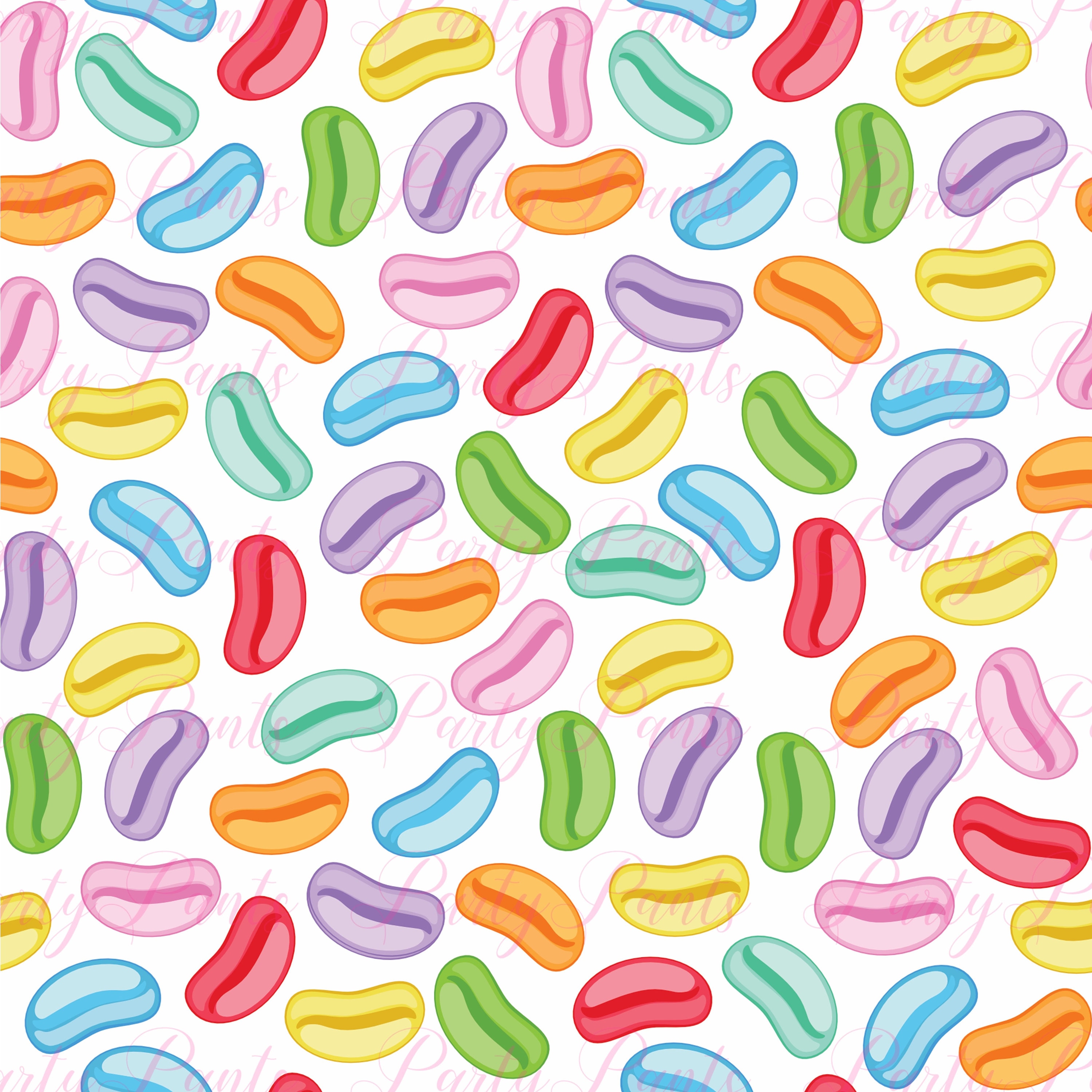 Jelly Bean Pattern High Resolution JPG PNG Easter Candy - Etsy Australia