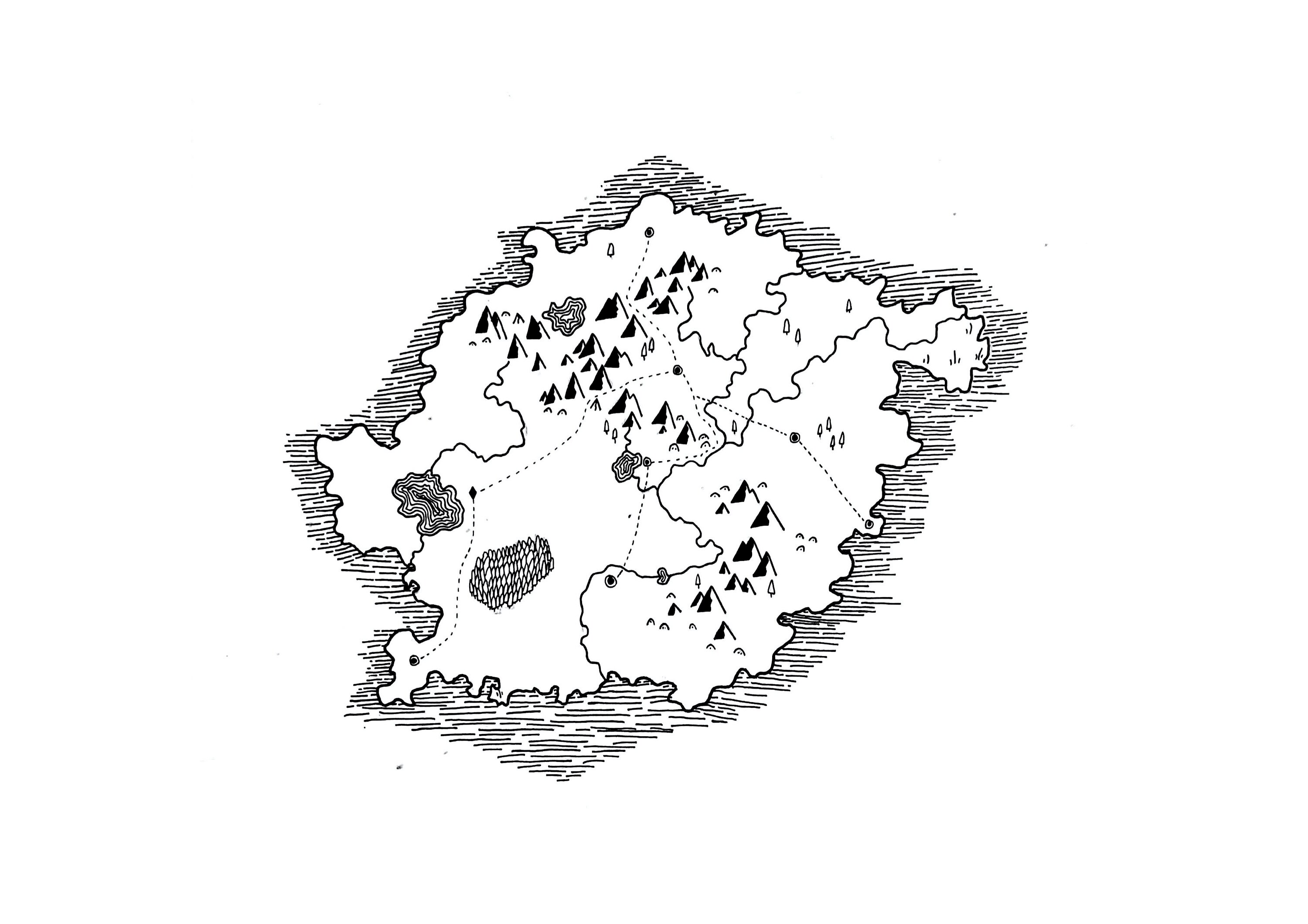 tolkien style map of colorado