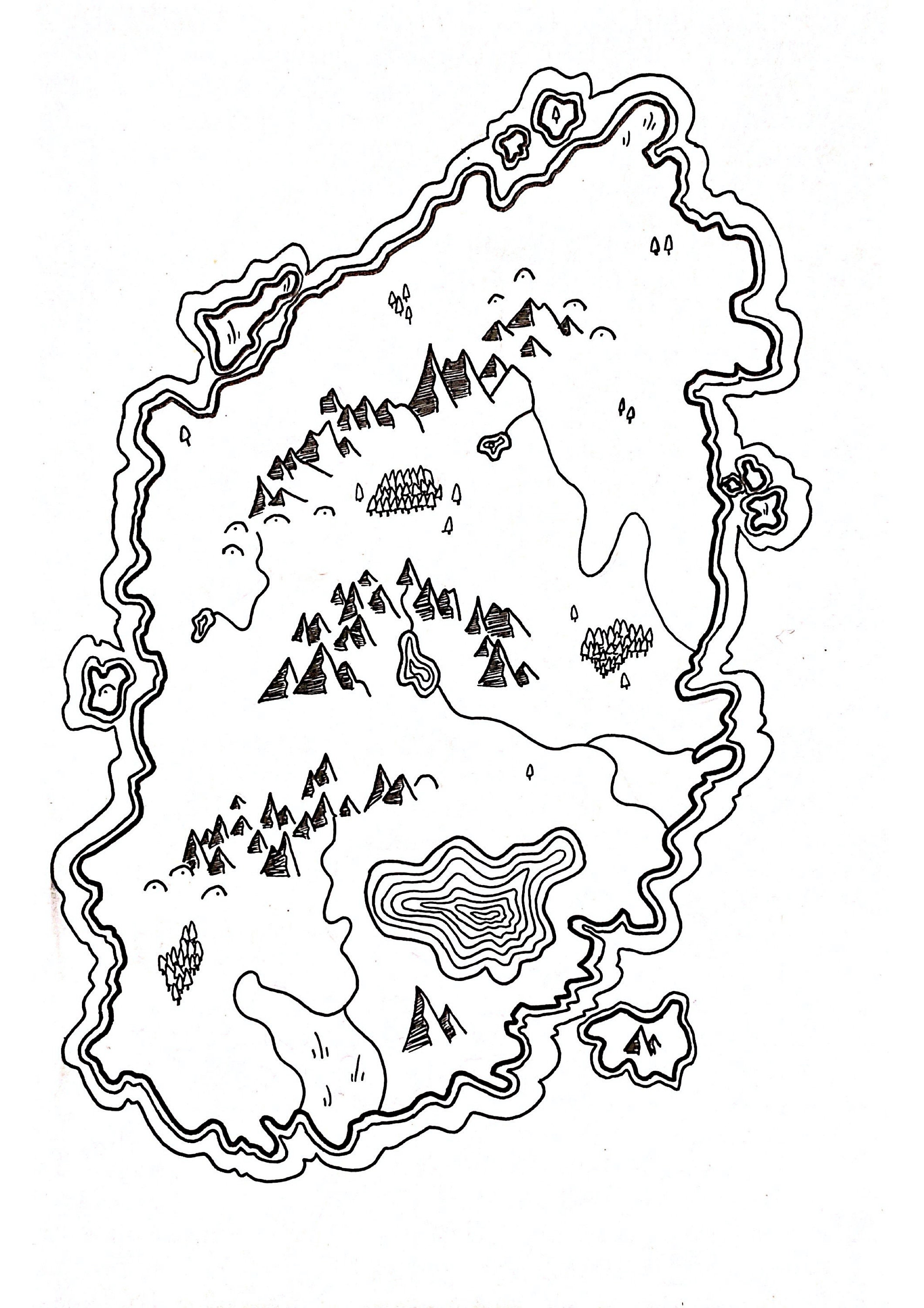 Tolkien Style Fantasy Map 01 - Etsy