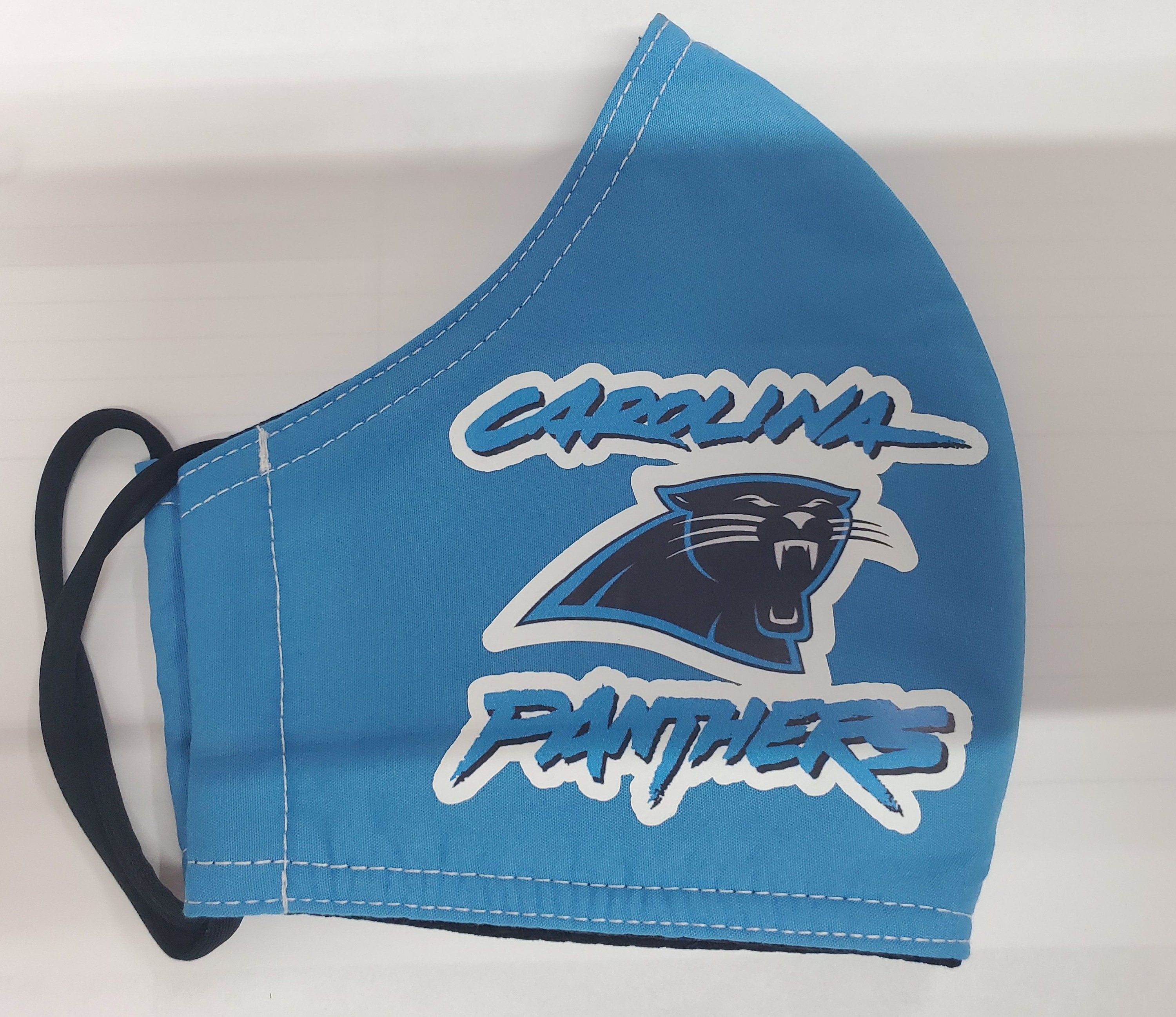NFL Football Team Face Mask Pictured Carolina Panthers Mask - Etsy