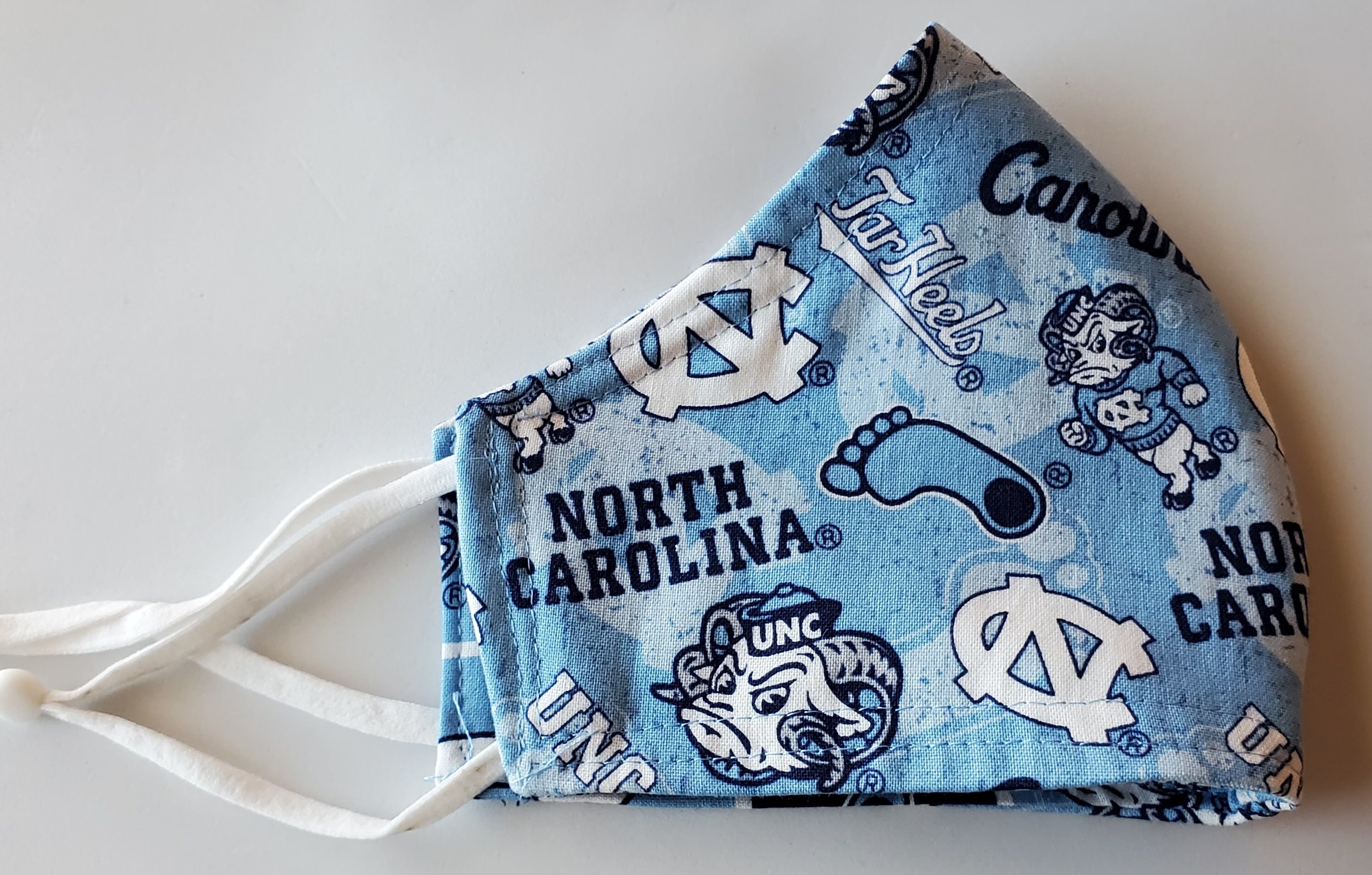 Reversible UNC Tarheel Mask Adult & Youth Support Your - Etsy