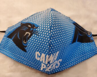Carolina Panthers Mask - Etsy