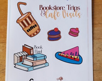 Valentine Bookworm Quotes Planner Stickers Bookish - Etsy