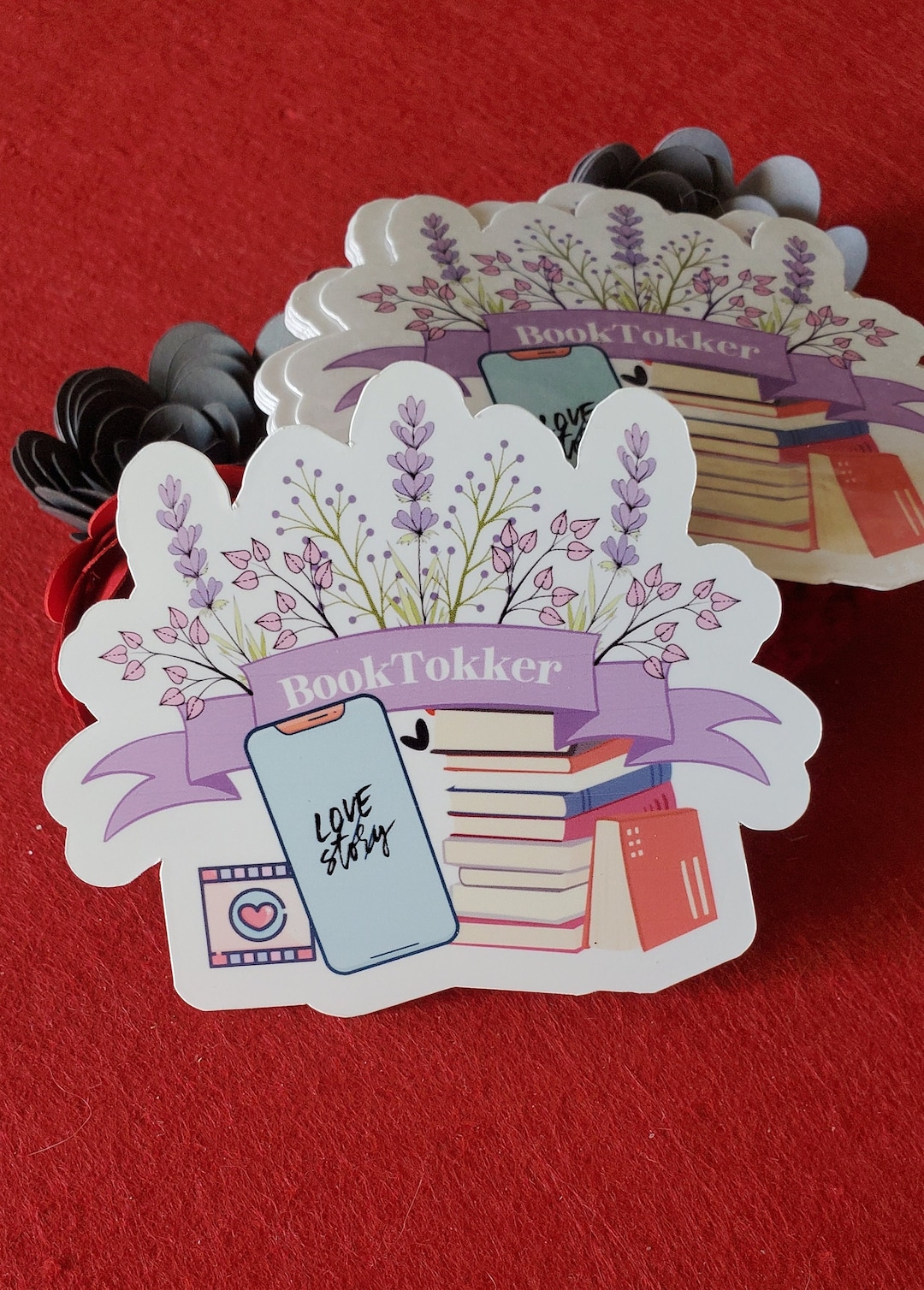 Booktokker Vinyl Sticker, Bookish Sticker, Bookish Merch, Booktok Merch ...