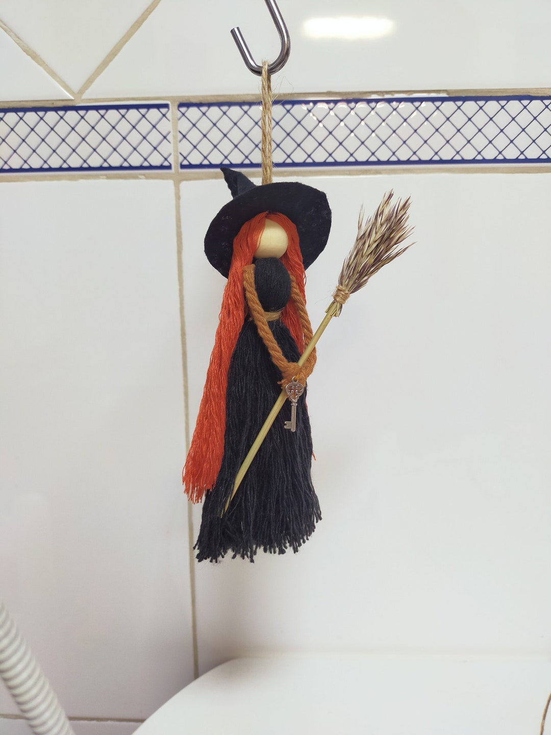 Kitchen Witch Wizard Handmade Witch Protection Luck Witch Broom ...