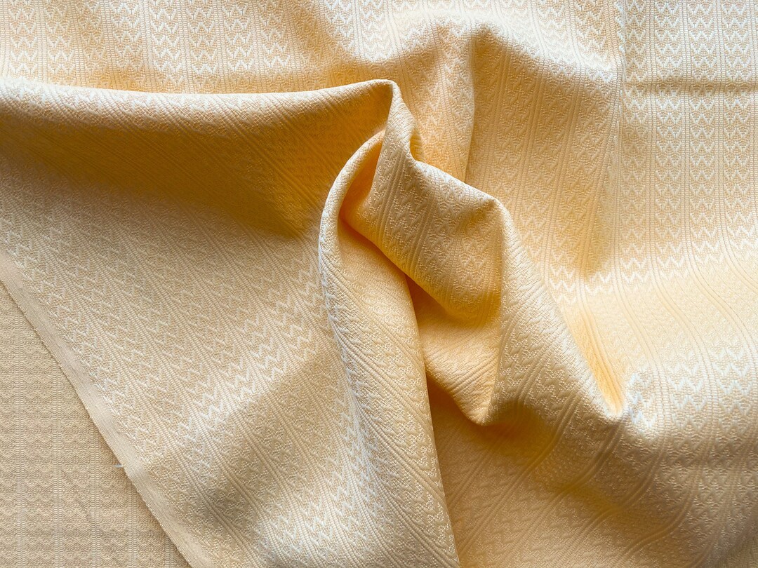 Deadstock Soviet Crimplen Textured Fabric 1980s Peach - Etsy