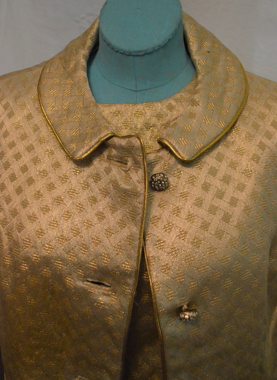 vintage 1970s suit gold - Gem