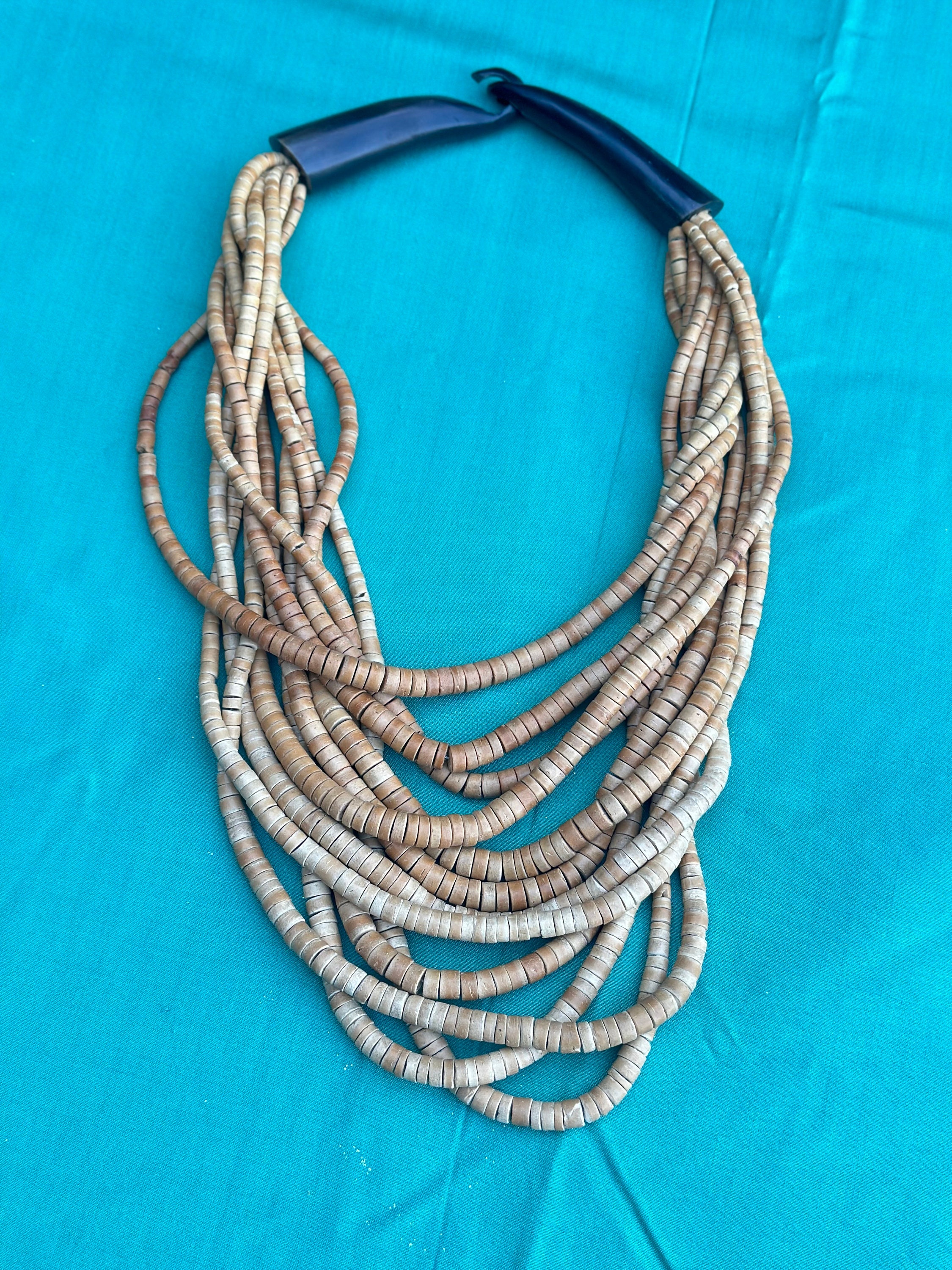 Gerda Lynggaard Monies Copenhagen Coconut Shell Vintage 19 Necklace ...
