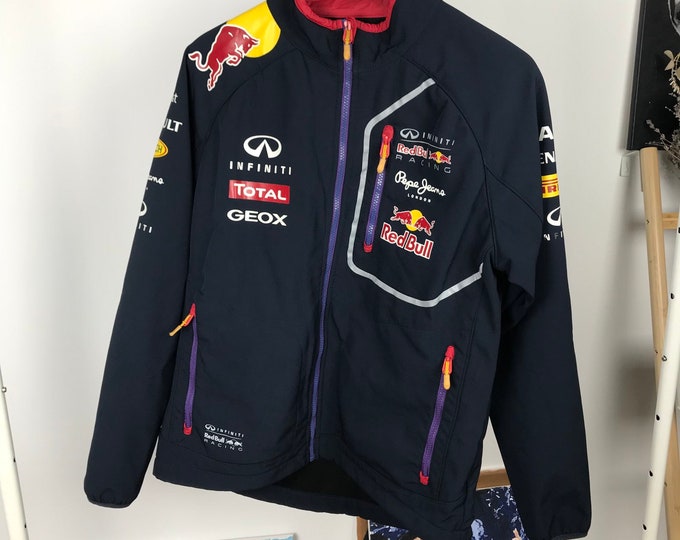 Mens Pepe Jeans RED BULL Infiniti Racing Team Soft Shell Jacket Size L ...