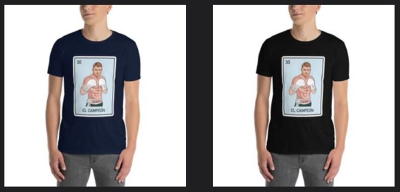 EL Canelo Lottery El Campeón El Canelo Mexican Boxer T-shirt Mexican ...
