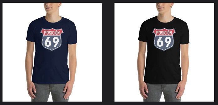 T-shirt Route 66 Signage...position 69 Funny T-shirts Cool Designs Juan ...