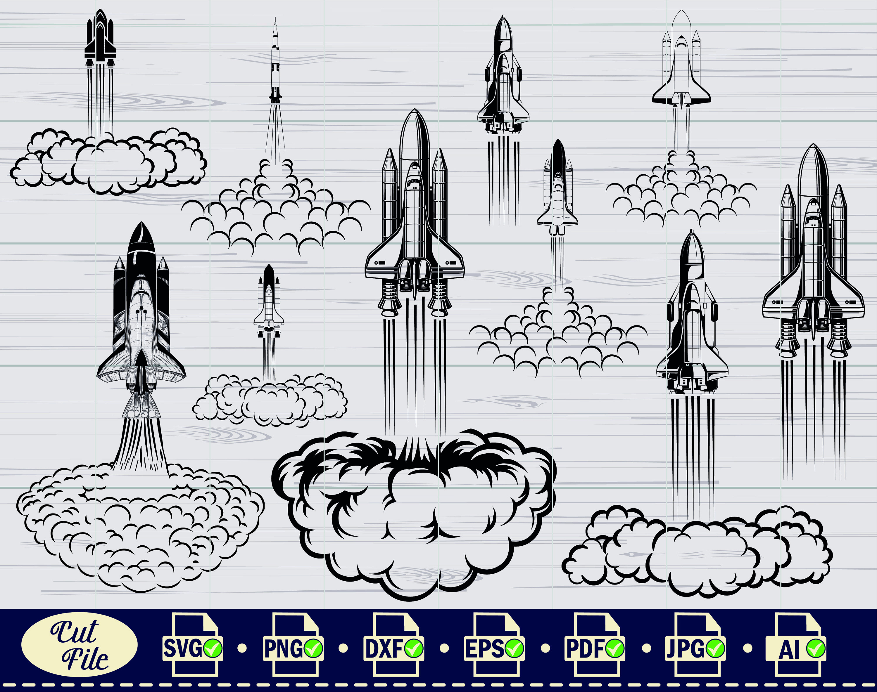 Rocket Launch SVG Rocket Svg Space Svg Rocketship Svg - Etsy New Zealand