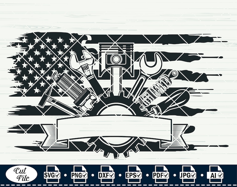 Mechanic Tools SVG Bundle: Garage Car Repair Designs (digital Download ...