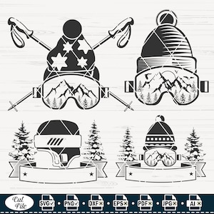 Skiing SVG MEGA BUNDLE,#1, Skiing Svg, Skiing Clipart, Skiing Files for ...