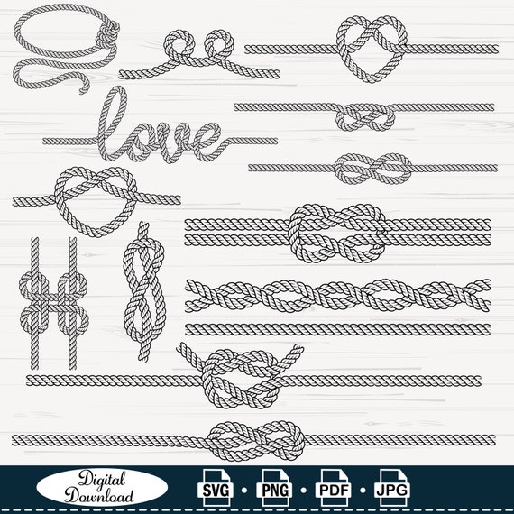 Nautische Touw Clipart