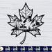 Maple Leaf Outline SVG ,2, Maple Leaf Svg, Autumn Svg, Maple Leaf ...