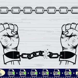 Chain SVG 2, Broken Chain SVG, Chain Clipart, Chain Files for Cricut ...