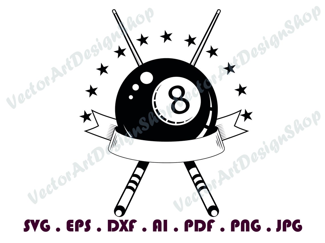Billiards 1 Svg Bundle Snooker Svg Pool Svg Billiards - Etsy Finland