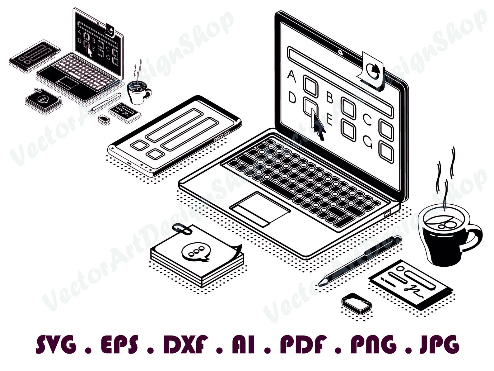 Computer 1 SVG Laptop Svg Computer Clipart Computer Files - Etsy