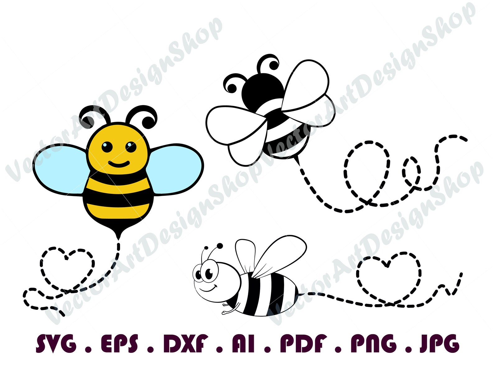 Bee Svg 6 Bee Svg File Bee Svg Bundle Layered Bee Svg Bee - Etsy